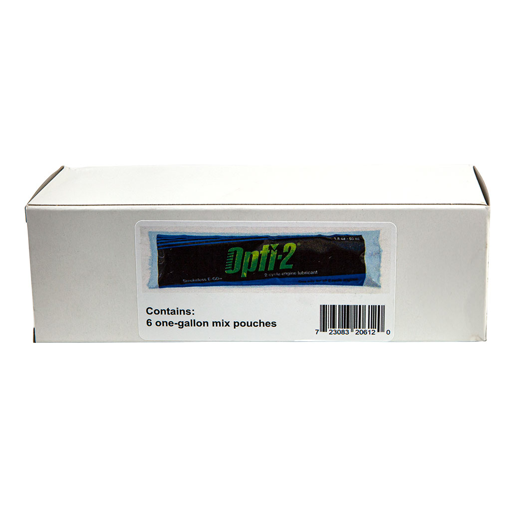 OPTI-2 TWO STROKE OIL 5L MIX POUCH 6 POUCH PRO TUBE - Part Me Up
